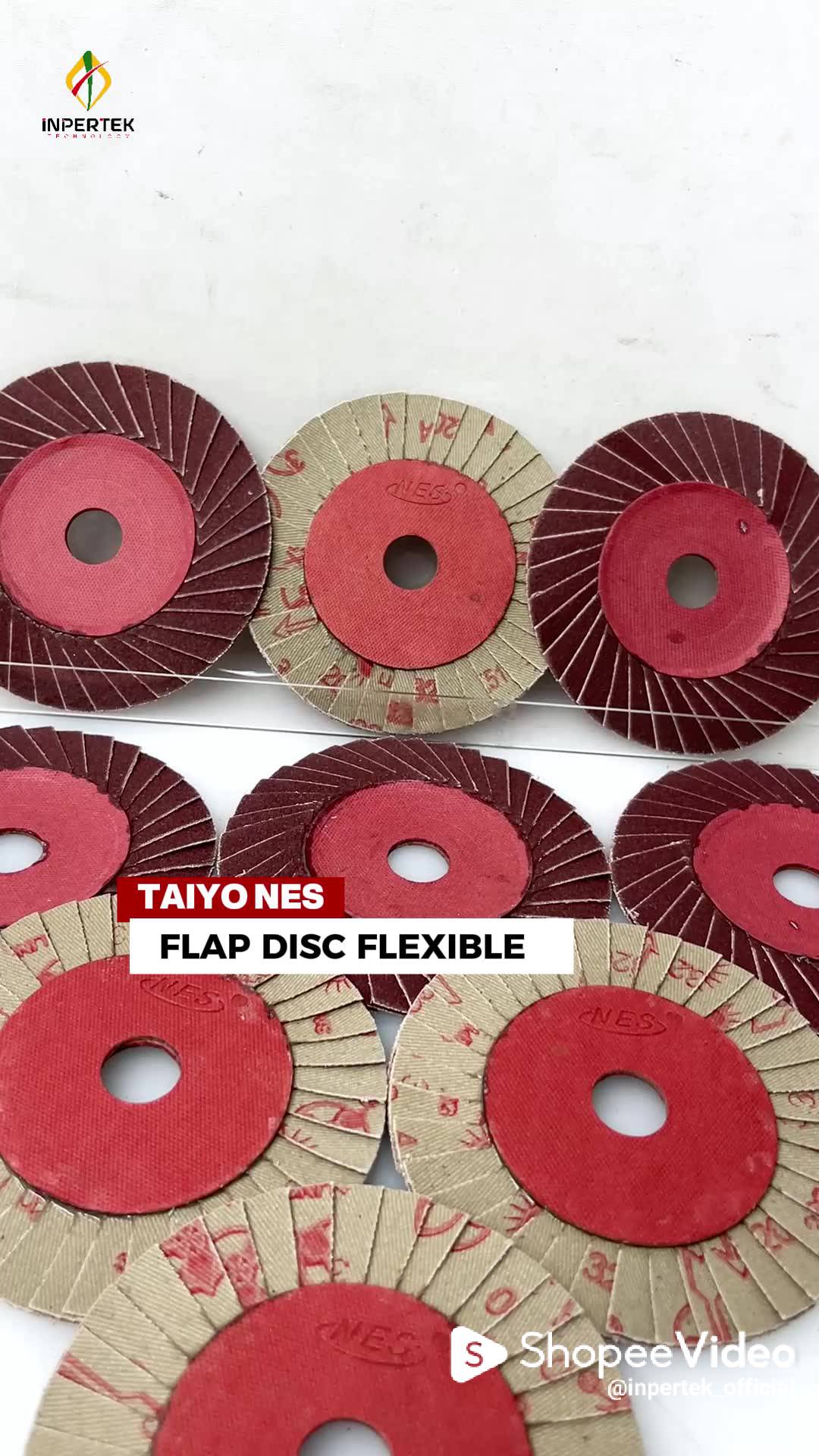 Haluskan logam lebih mudah dengan TAIYO NES Flap Disc Flexible! Cocok ...