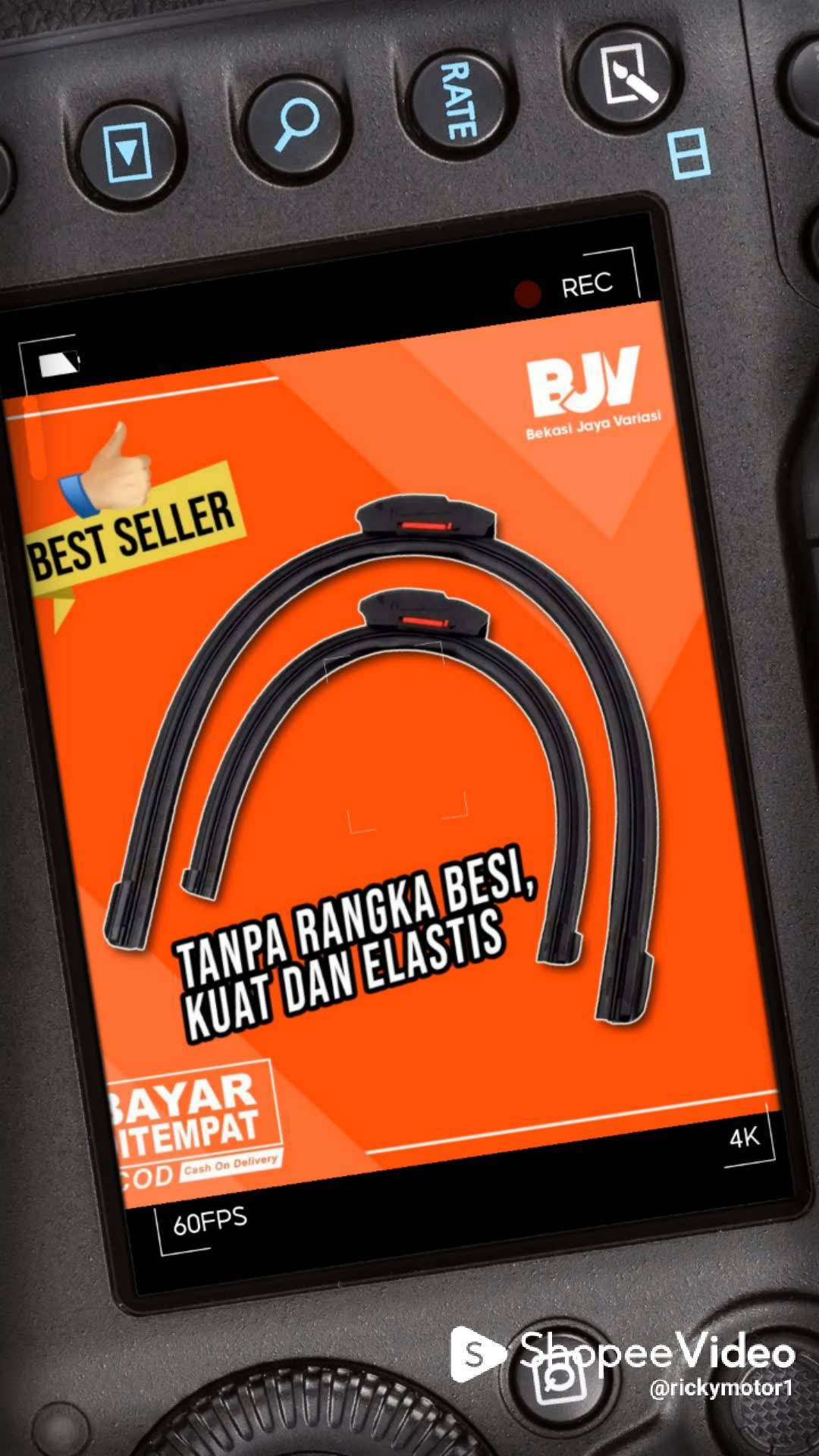 Best Seller: 2.Pcs. Wiper Dual Karet Toyota Avanza - Frameless ...
