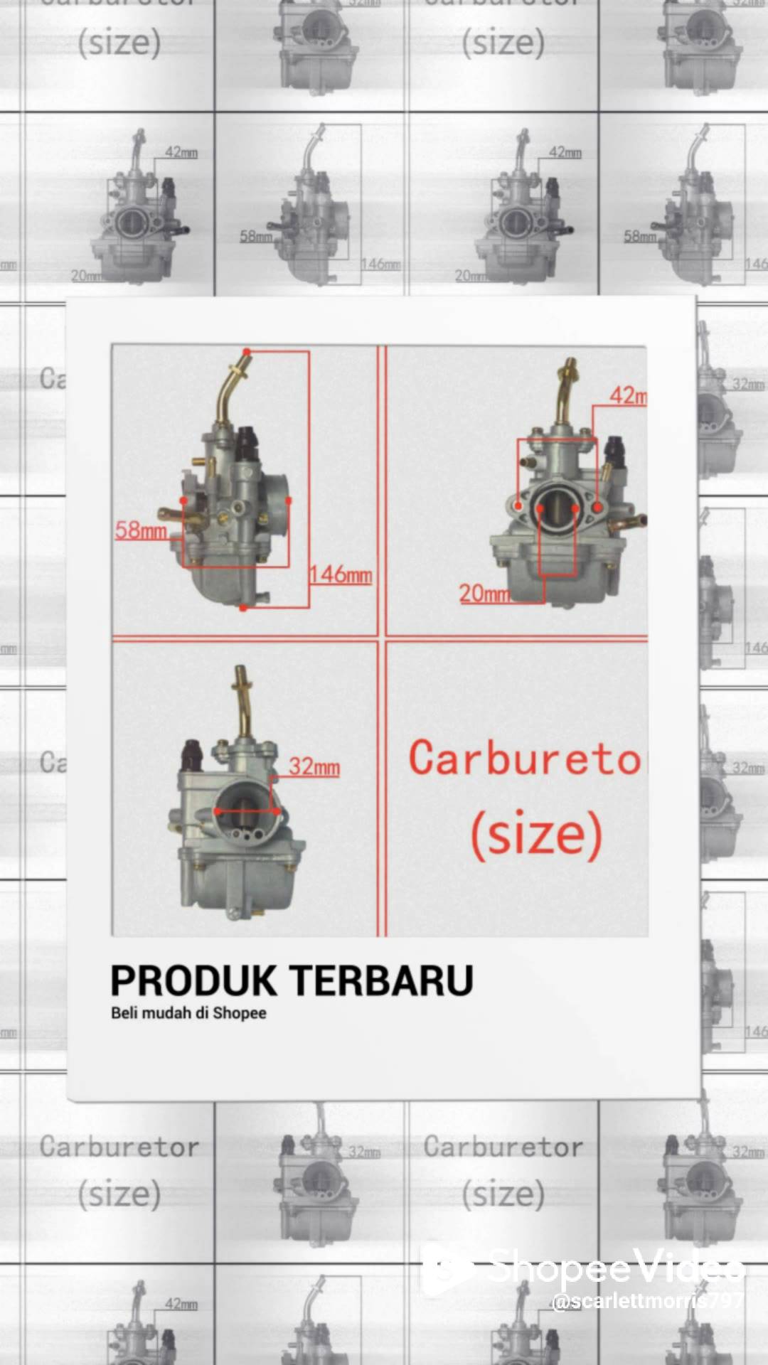 Karburator / Carburator / Karbu Suzuki Smash Shogun 110 Shogun 125 ...