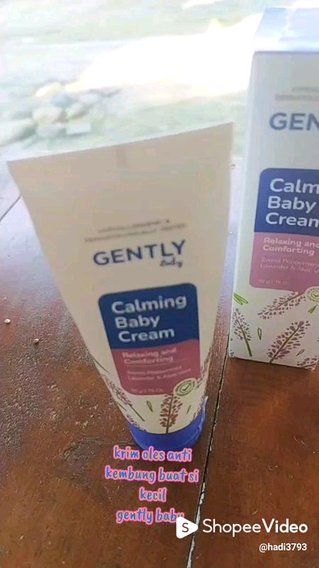 GENTLY Calming Baby Cream 50 g I Perlengkapan Bayi Newborn - Tidur jadi ...