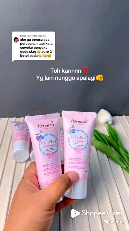 haeuwon firming breast serum pembesar payudara | Shopee Video Indonesia