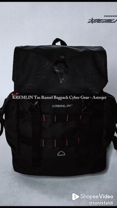 KREMLIN Tas Ransel Bagpack Cyber Gear - Astrojet | Shopee Video Indonesia