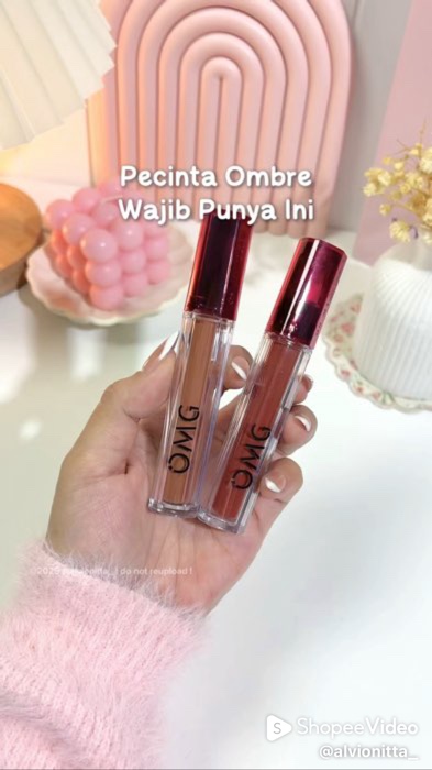 OMG Mattelast Lip Cream #lip ombre | Shopee Video Indonesia