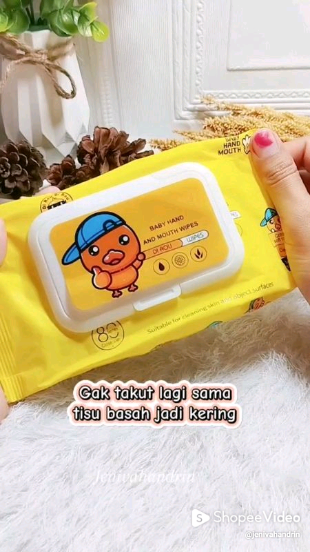tisu basah tutup flip | Shopee Video Indonesia