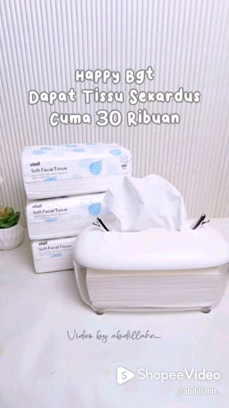 Tisu sekardus cuma 30 ribuan | Shopee Video Indonesia