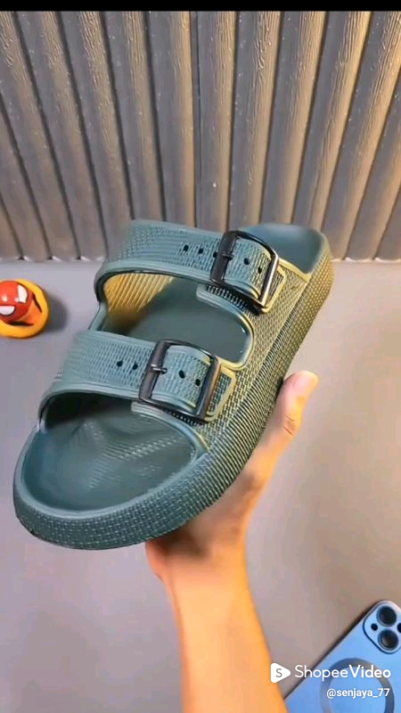sandal slop kekinian sandal slop porto bambu | Shopee Video Indonesia