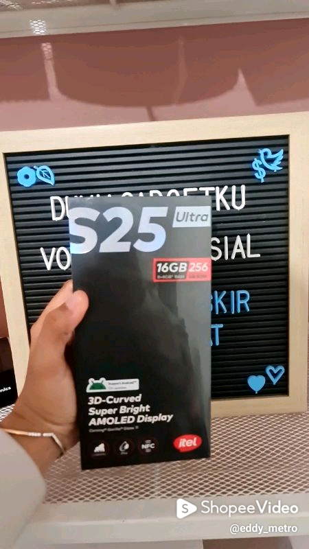 Itel S25 Ultra Sudah Ready Ya Kak Dikami🤩 Garansi Resmi Itel Indonesia | Shopee Video Indonesia