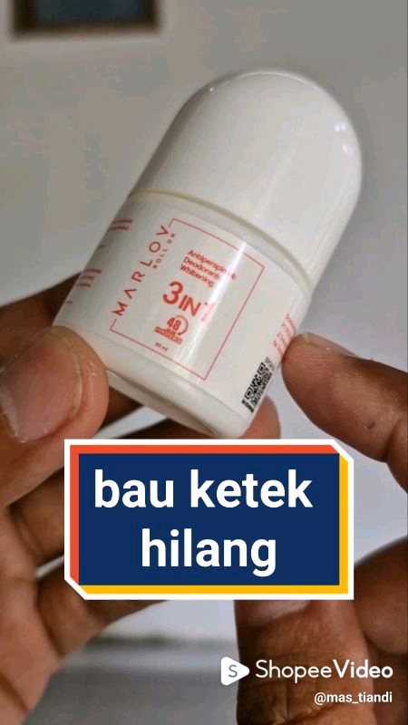 Gak bau ketek lagi pakai Marlov Deodorant | Shopee Video Indonesia