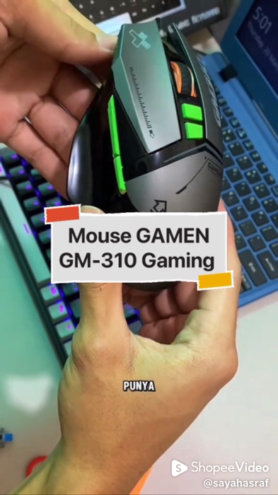 Mouse GAMEN GM-310 Gaming Guys Kualitasnya Bagus Banget Nih | Shopee ...