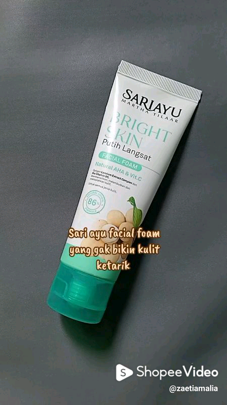 Facial foam yang gak bikin kulit ketarik | Shopee Video Indonesia