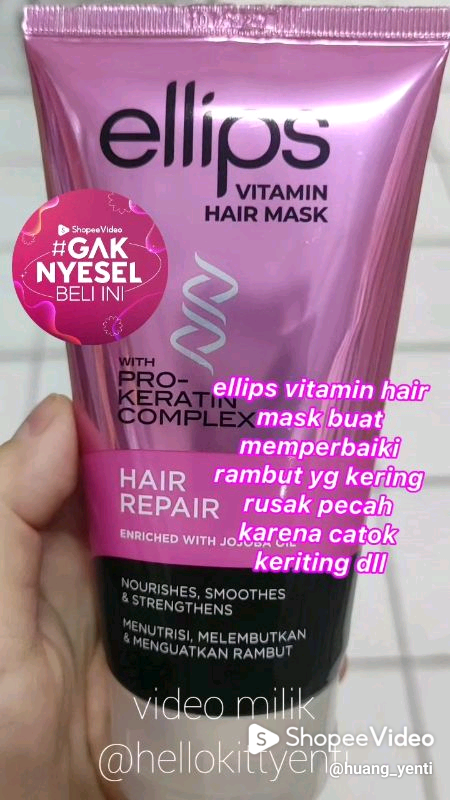 ellips vitamin hair mask | Shopee Video Indonesia