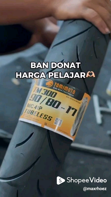 Ban Racing Tubles Tomimoto TM300 Ring 17 | Shopee Video Indonesia